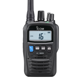 ICOM IC-M85E – VHF marina portátil compacta con canales PMR